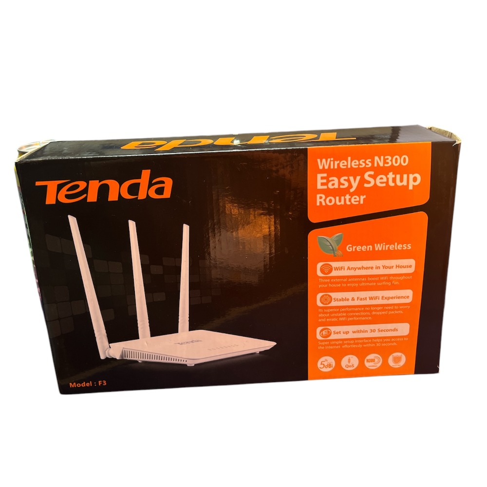 Pre-owned TENDA WIRELESS N300 EASY SETUP ROUTER(sale) - Own4Less